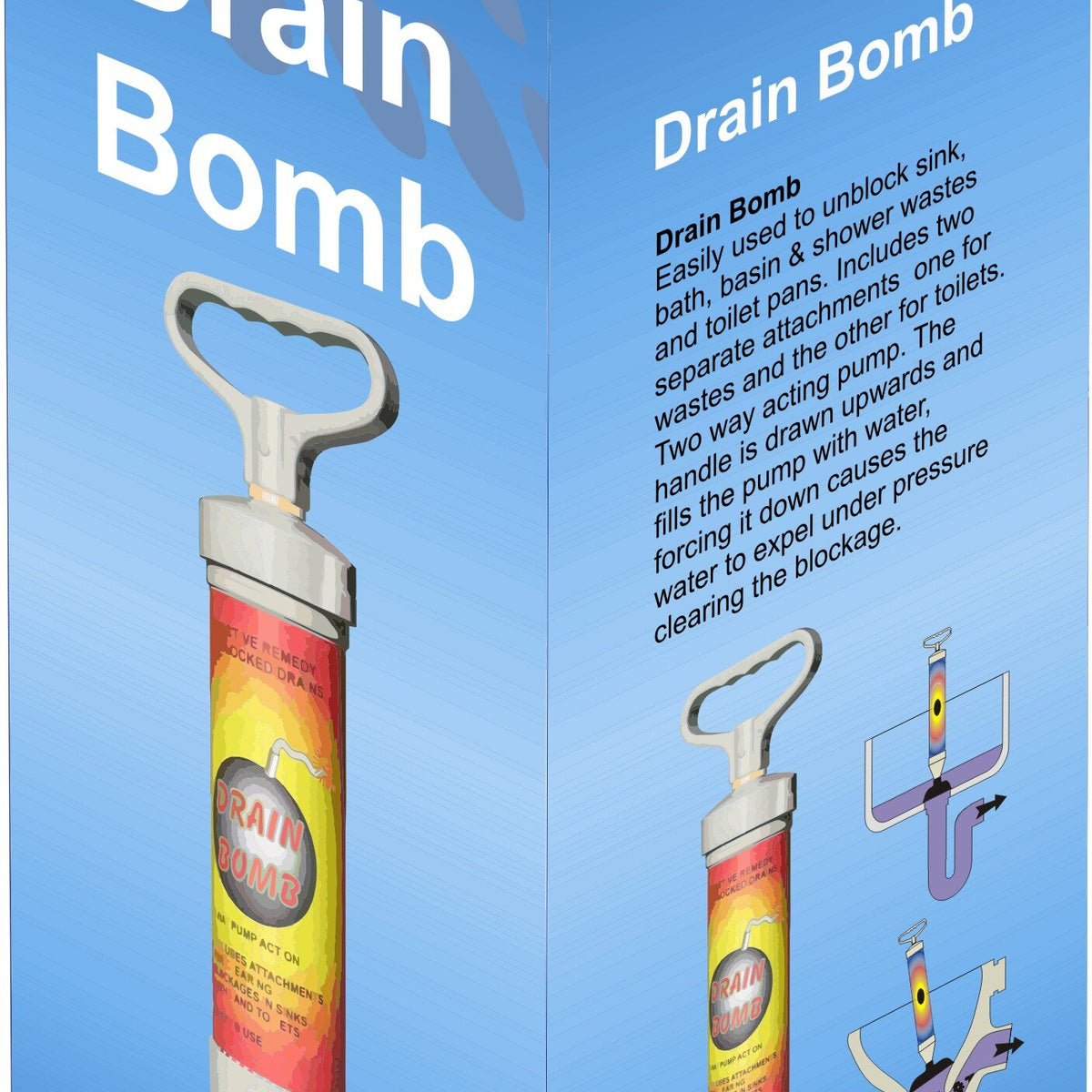 Easy Plumb Suction Pump for Sink and Bath - Drain Bomb – Watson Hire