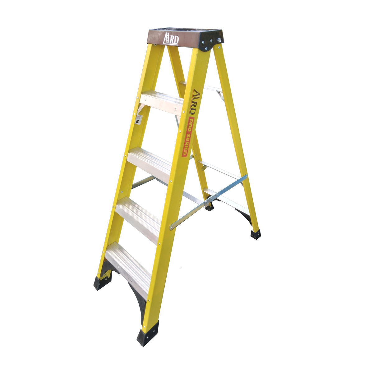 ARD PRO FIBREGLASS PLATFORM STEP LADDER 5 TREAD – Watson Hire