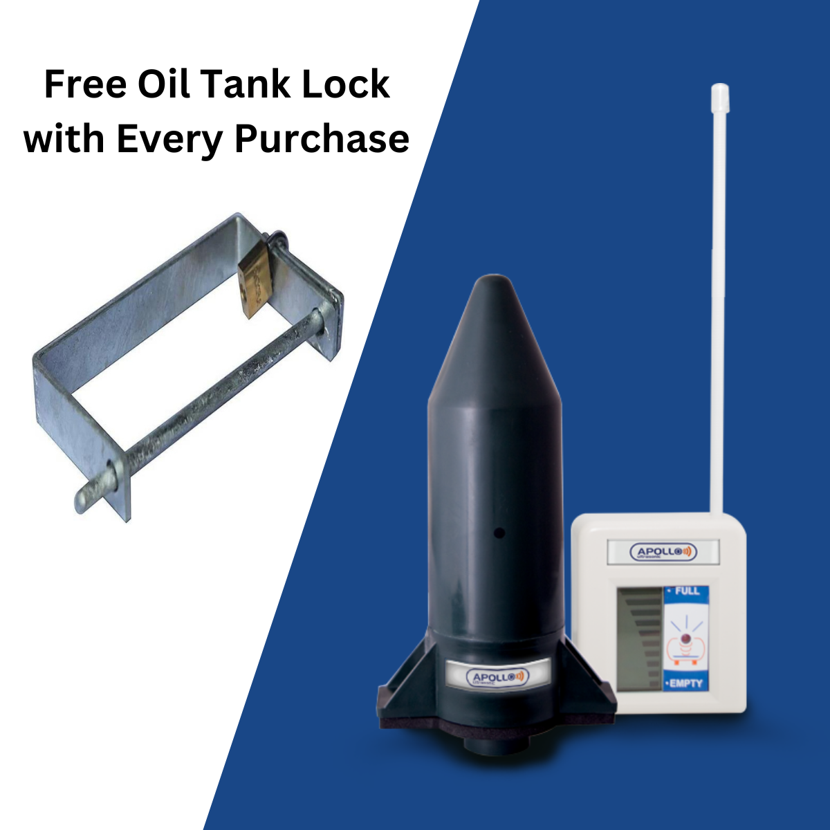 APOLLO ULTRASONIC OIL TANK GUAGE with Free Oil Tank Lock – Watson Hire