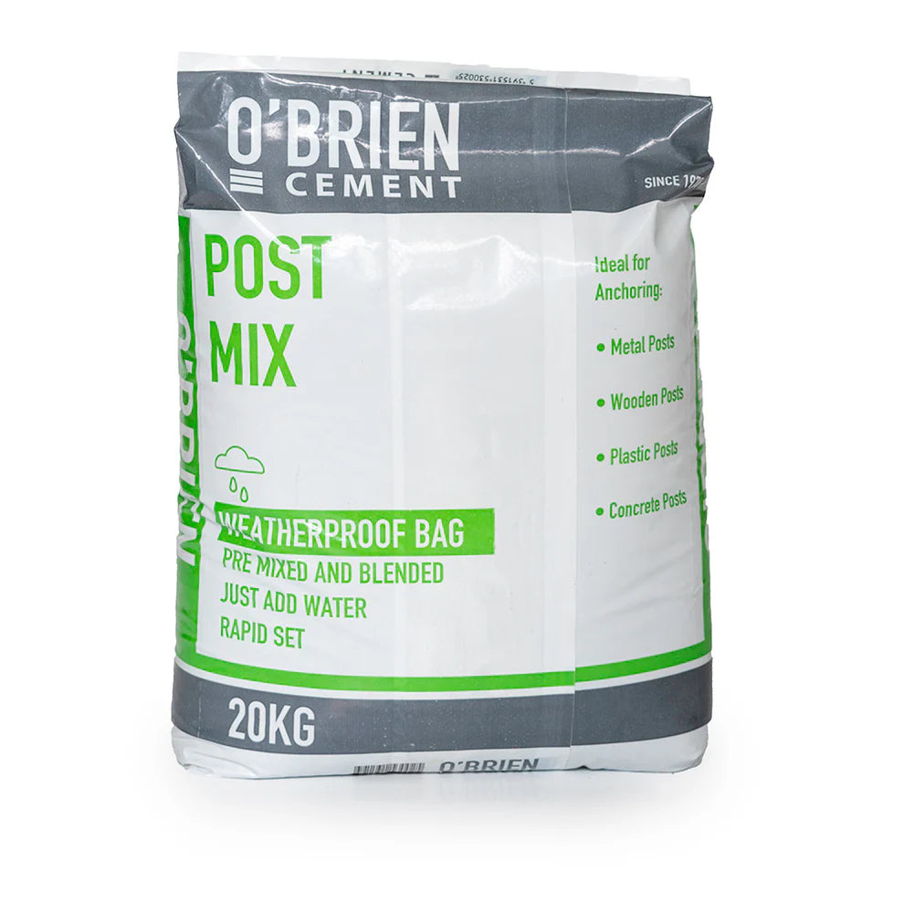 OBRIENS POST MIX 20KG PLASTIC BAG – Watson Hire