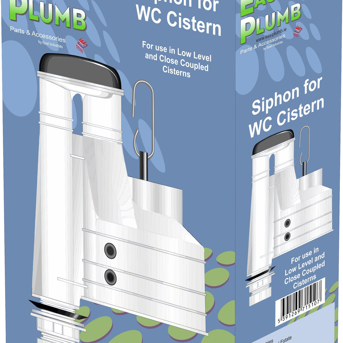 Easy Plumb 7" Internal Overflow Siphon - Rectangular – Watson Hire