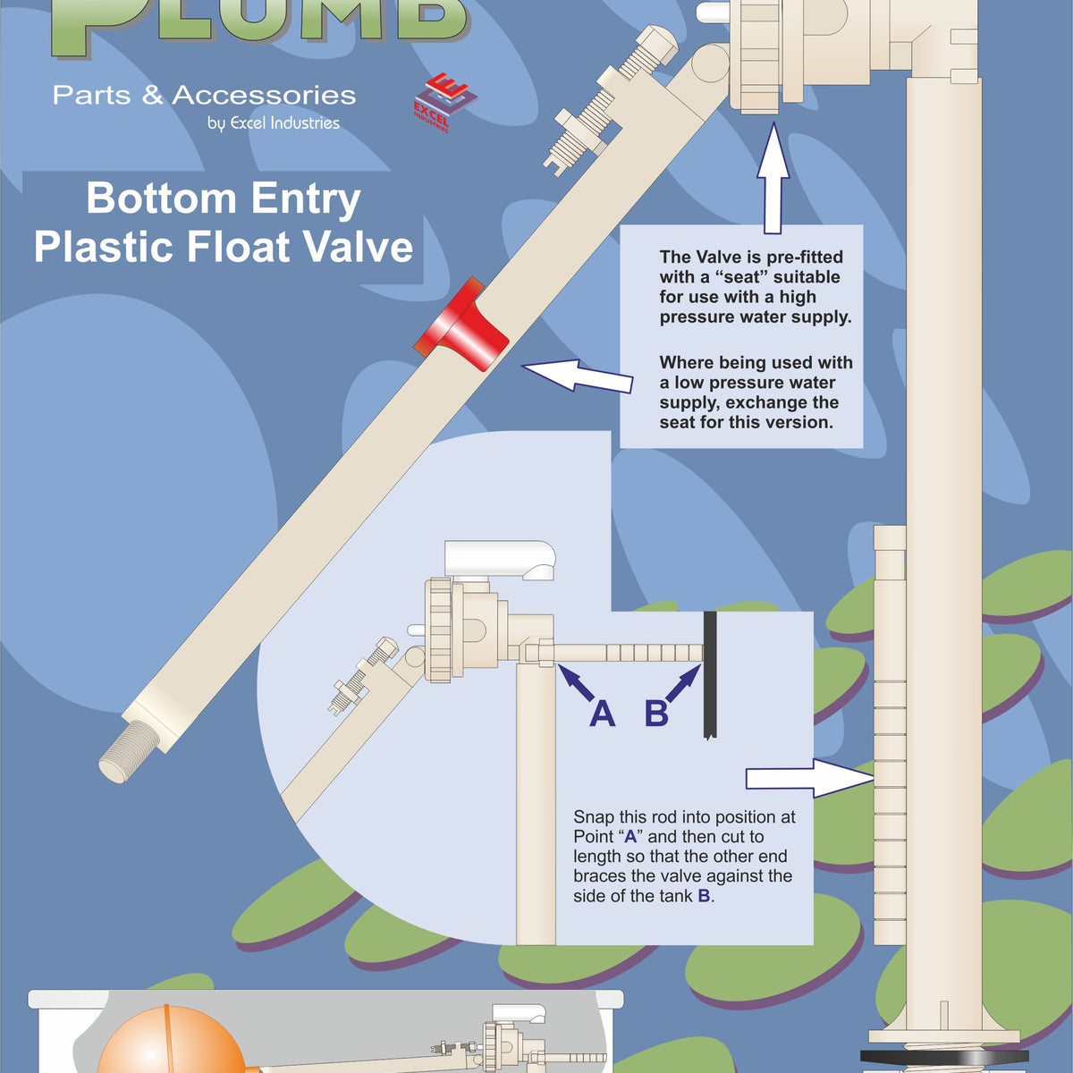 Easy Plumb Bottom Entry Plastic Float Valve – Watson Hire