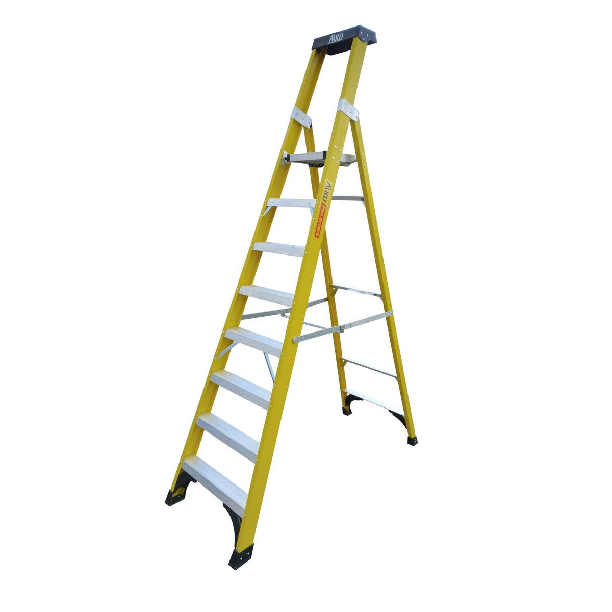 ARD PRO FIBREGLASS PLATFORM STEP LADDER 8 TREAD – Watson Hire