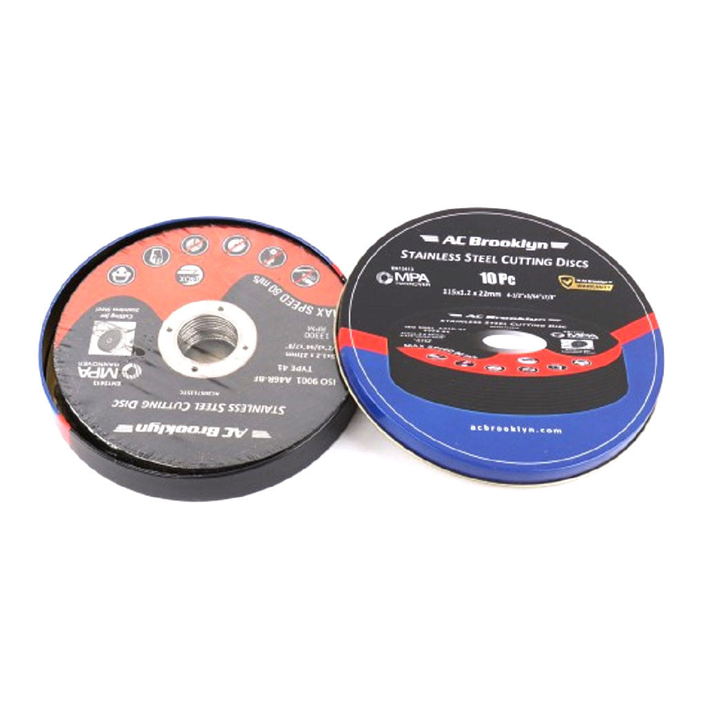 AC BROOKLYN 10PC 115MM CUTTING DISC SS TIN CASE – Watson Hire